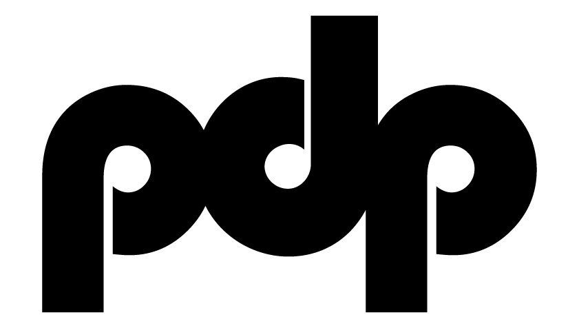 PDP PDP - PRPDPDC18BL - Black Kick Drum Logo Sticker - Professional ...