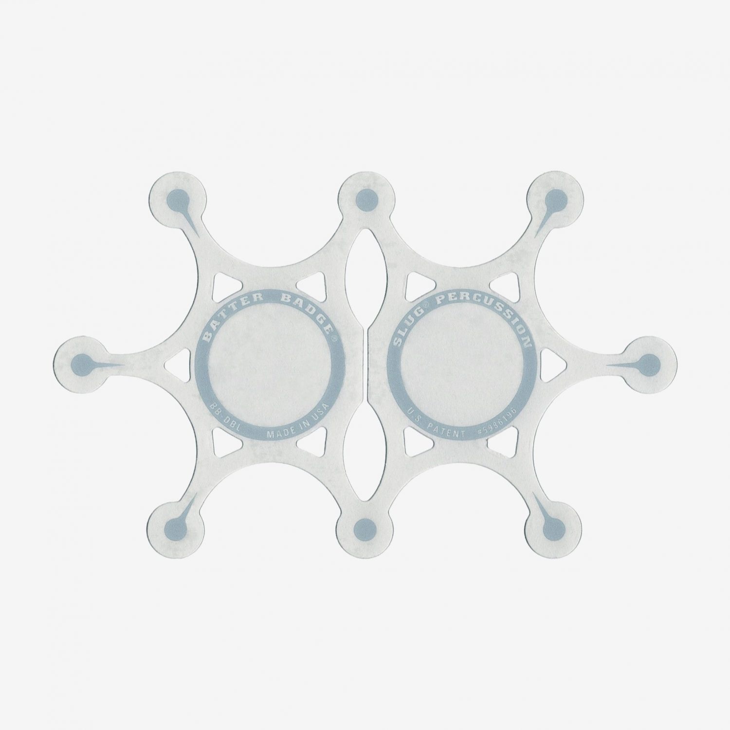 SLUG SLUG Percussion - BB-DBLS-BB2 - Double Batter Badge 4.5"x7.5 ...