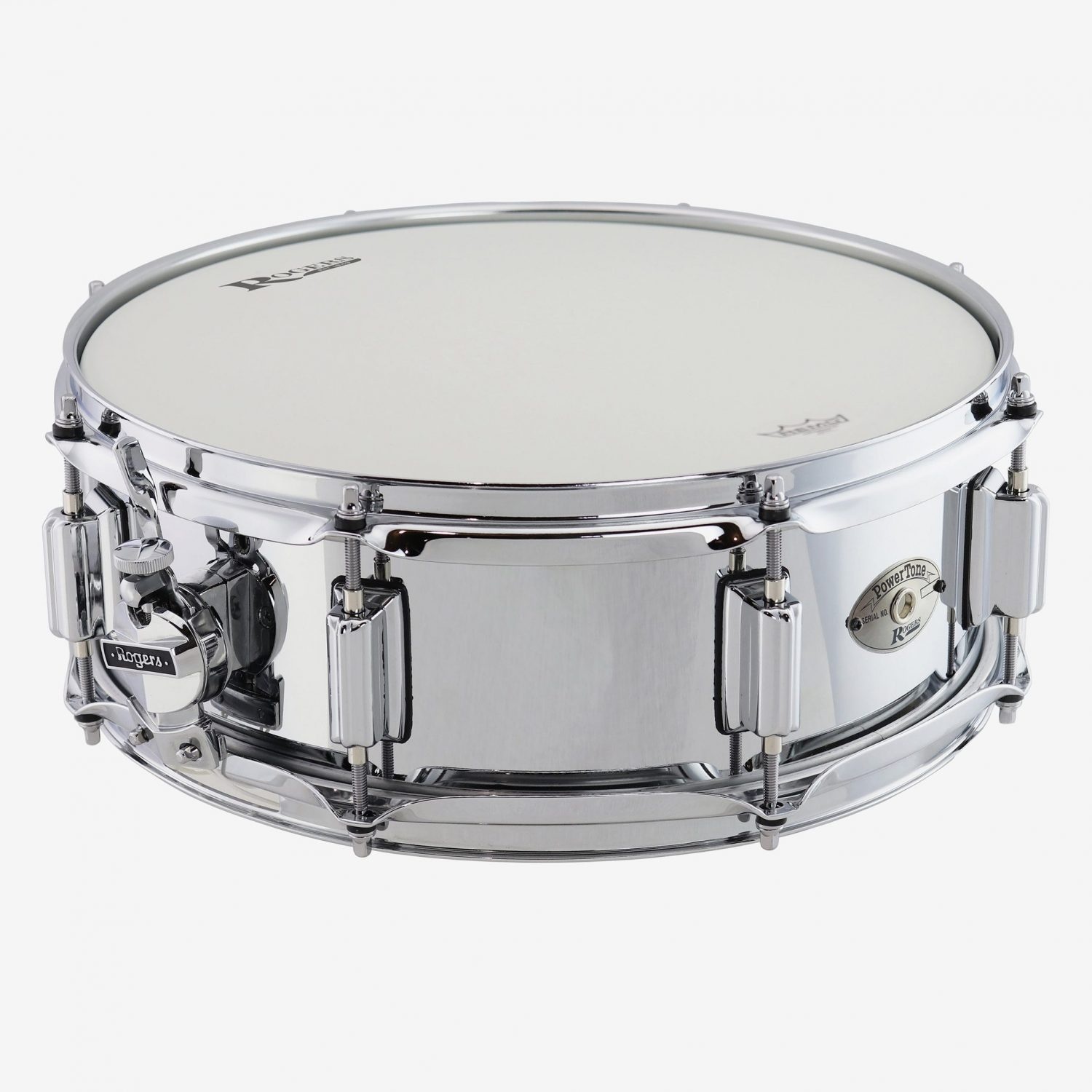 ROGERS Rogers - 24ST - Powertone 5x14 Steel Shell Snare Drum ...