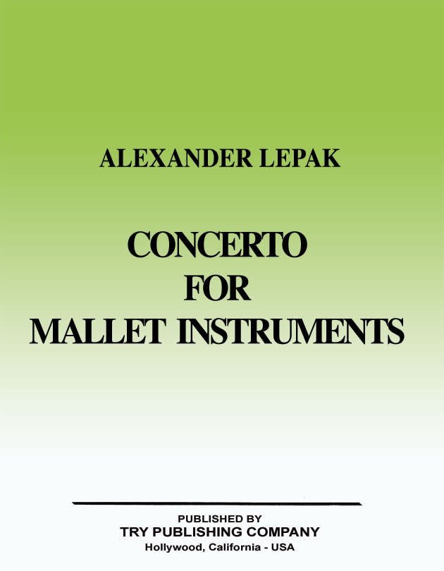 TRY Publishing Concerto for Mallet Instruments - Complete - by ...