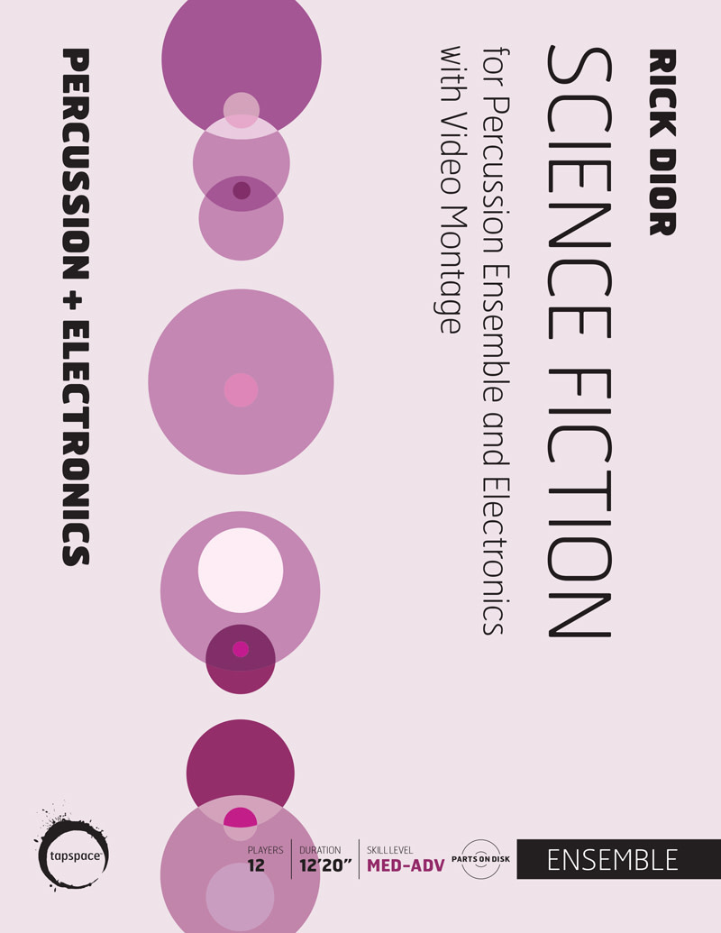 TapSpace Science Fiction - by Rick Dior - TSPCE14-002 - Professional Drum Shop Inc