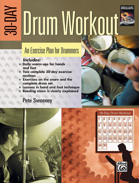 Alfred Publishing Co. 30-Day Drum Workout - by Pete Sweeney - 00-19397 - Professional Drum Shop Inc