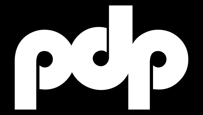 PDP PDP - PRPDPDC18W - White Kick Drum Logo Sticker - Professional Drum ...