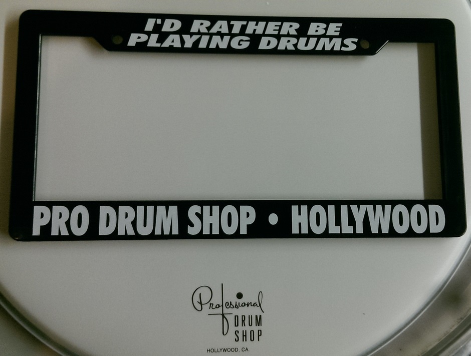 Professional Drum Shop Pro Drum License Plate Cover - Professional Drum ...