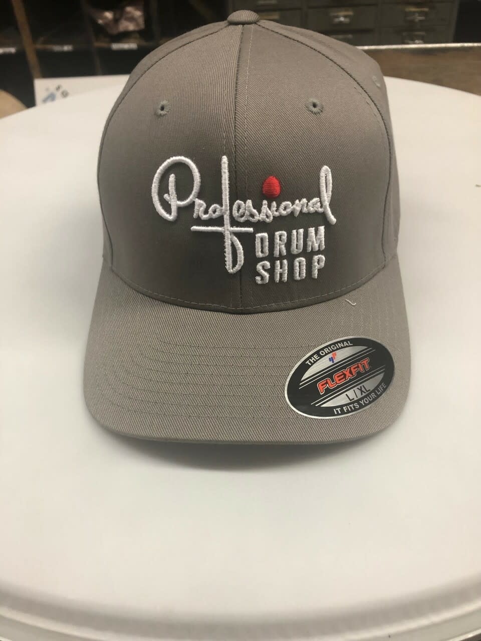 Professional Drum Shop Pro Drum Shop Flex Fit Hat - Gray - Large/Extra ...