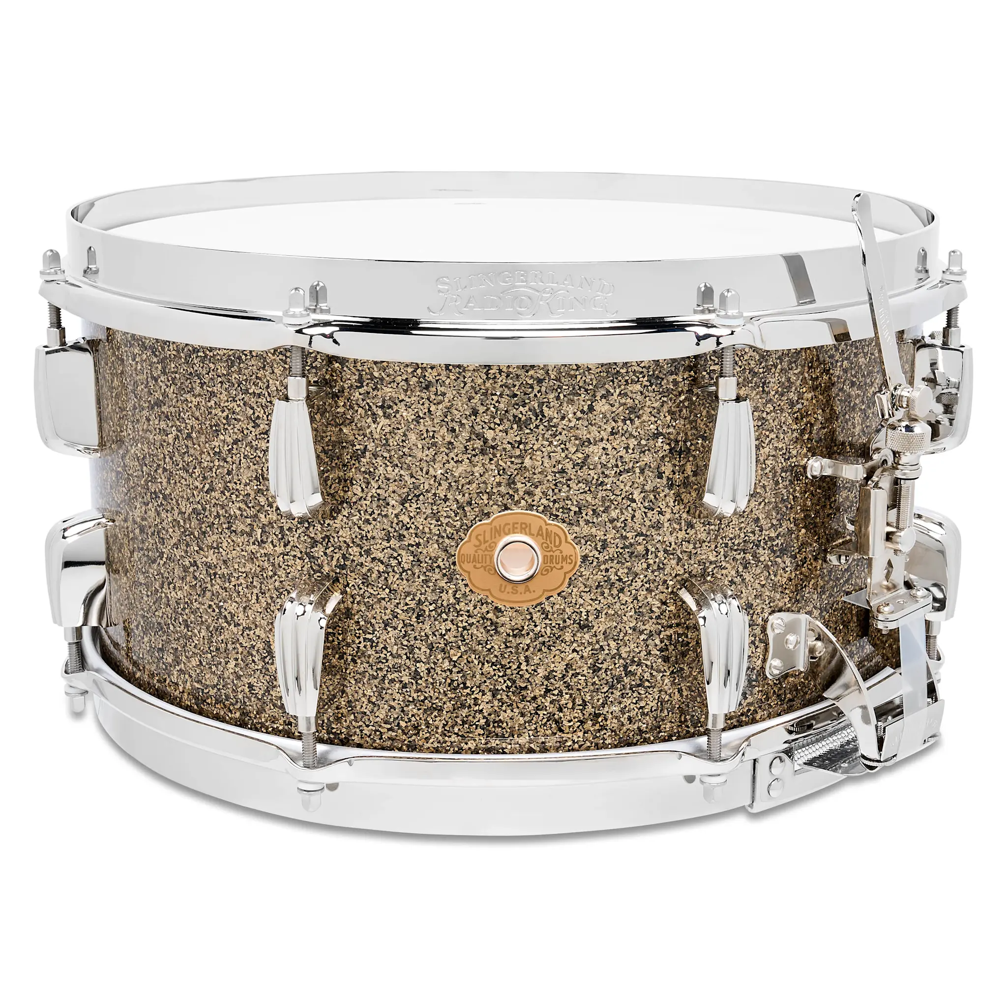 Slingerland - SLFP0714SMK088 - 7x14 Radio King Solid Maple Snare Drum ...