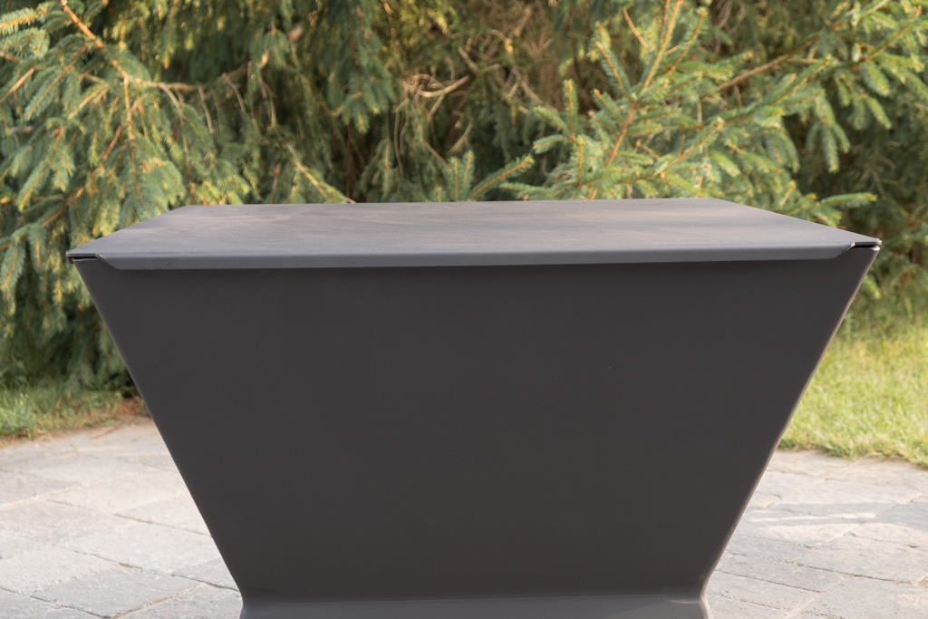 Steel Table Top Cube - Outdoor Living