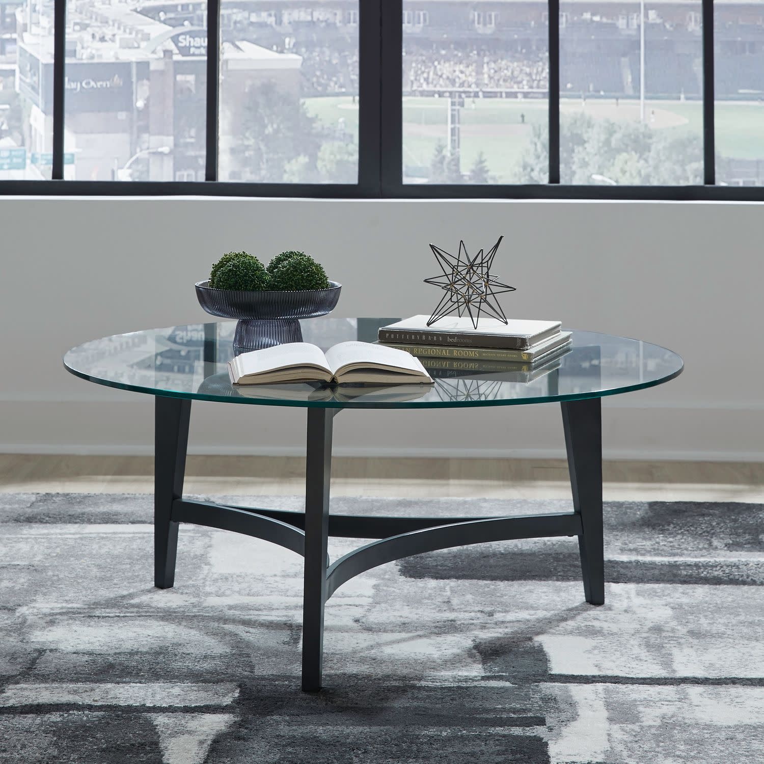 Capri Round Cocktail Table - Furniture Walk