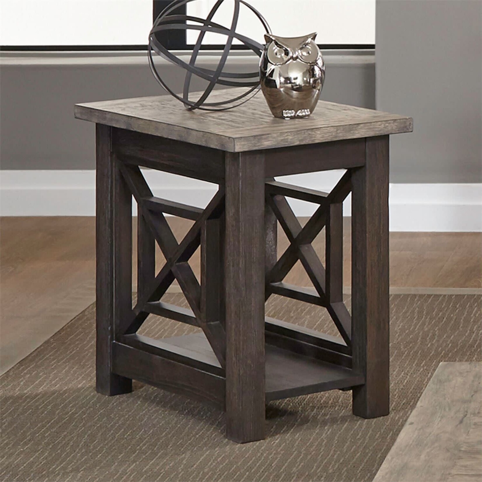 Heatherbrook Chairside Table - Furniture Walk