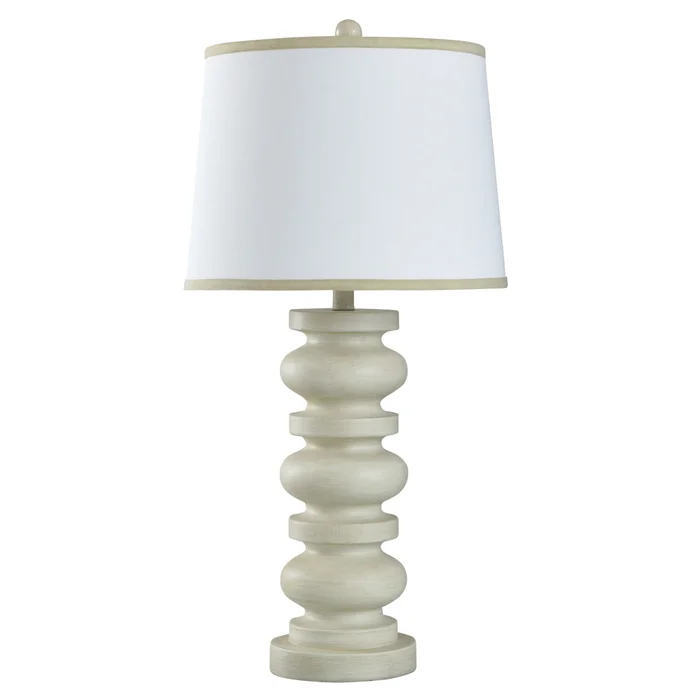 PETTYE IVORY | Poly Table Lamp - Furniture Walk
