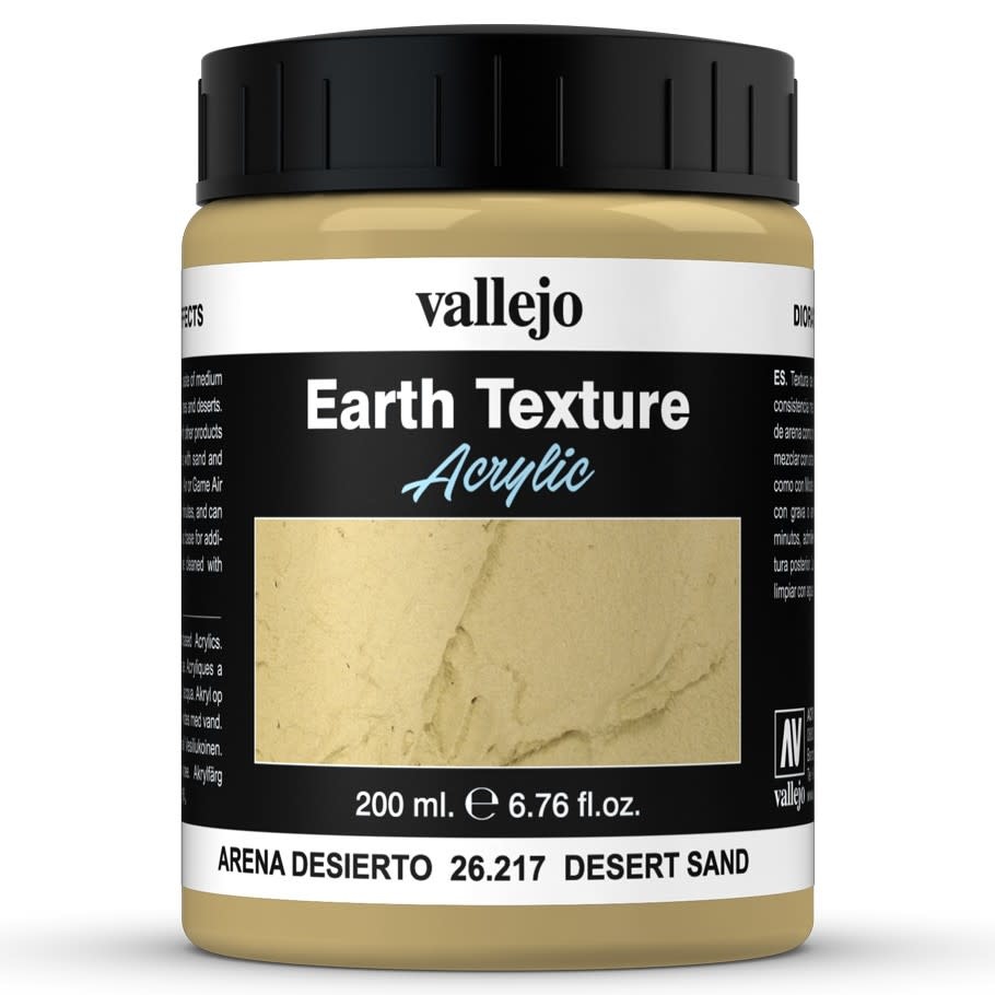 Vallejo Earth: Desert Sand 200ml (Paste) - Hard Knox Games