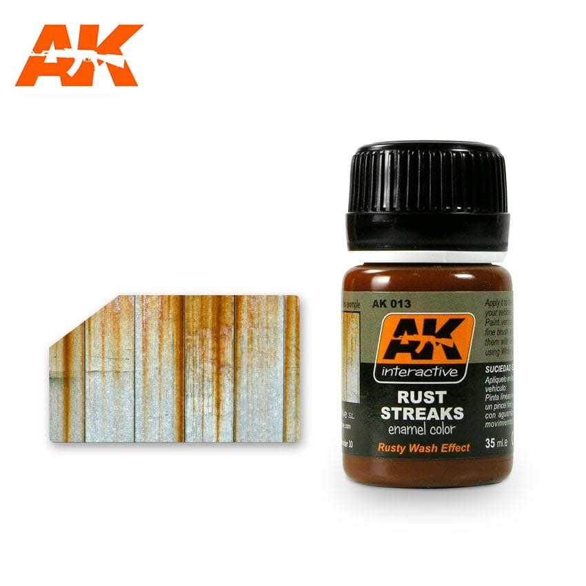 AK013 Weathering Effects Rust Streaks 35ml - Hard Knox Games