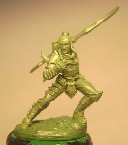 Dark Sword Miniatures (Metal) Male Dark Elf Warrior with Sword & Shield ...