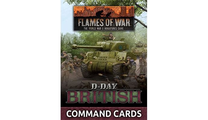 Flames of War: British: D-Day Command Cards - Hard Knox Games
