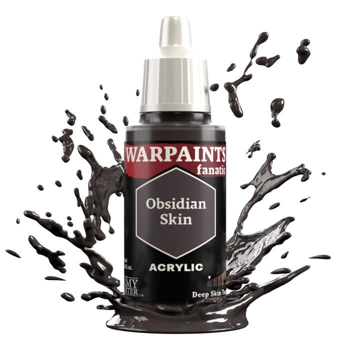 The Army Painter Warpaints Fanatic Obsidian Skin 18ml - Hard Knox Games
