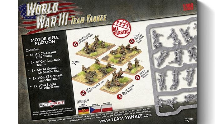 Team Yankee: Soviet: Motor Rifle Platoon (Plastic) - Hard Knox Games