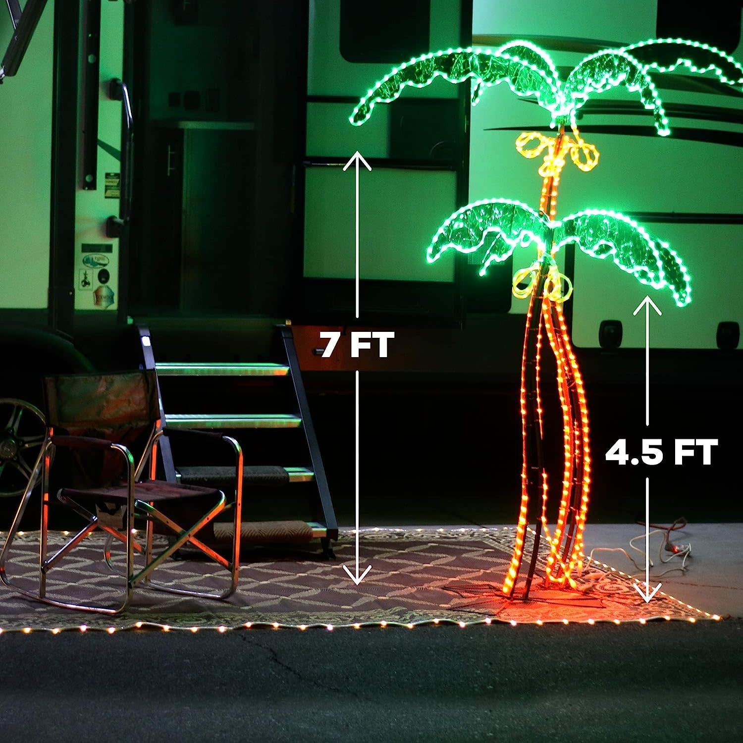 5' Coconut palm tree - The Trailer Guys