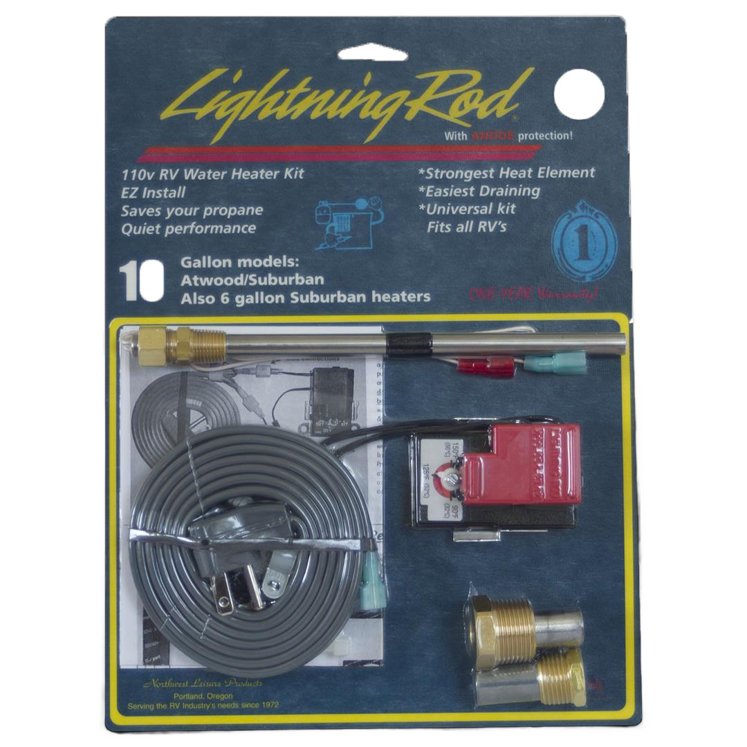 Lightning Rod Kit 10 Gallon - The Trailer Guys