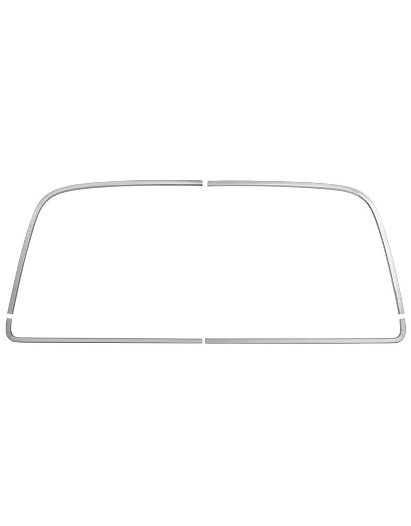 1968-72 Chevelle Rear Window Trim 4-Pc Set - Southern Camaro