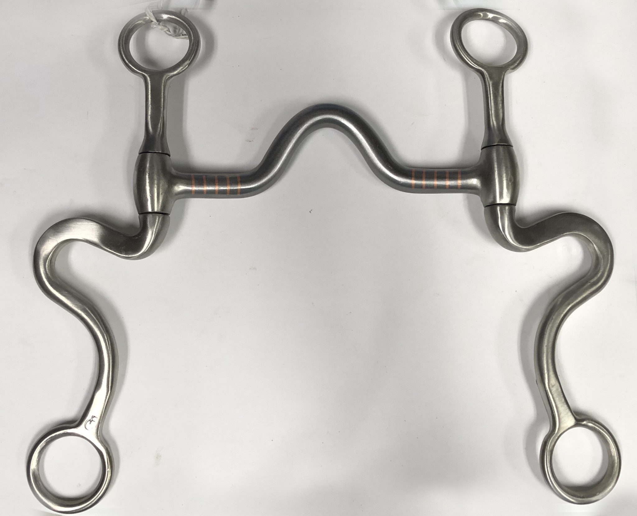 FG Stainless Steel Brushed Show Bit - Stick and Stone Tack Shop