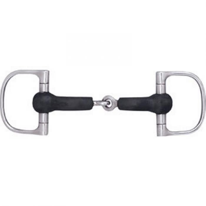 Rubber D-Ring Snaffle - Stick and Stone Tack Shop