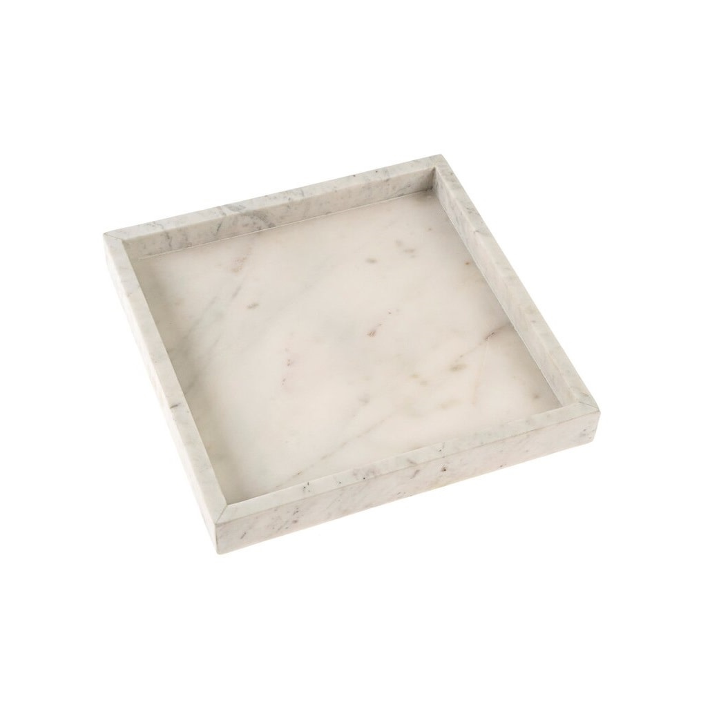 Square Marble Tray - Styron & Hughes Interiors eCommerce