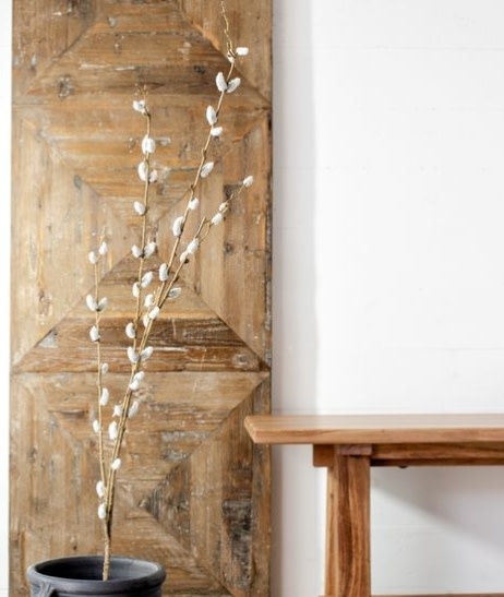 46" Pussy Willow Stem ONLY - Styron & Hughes Interiors eCommerce