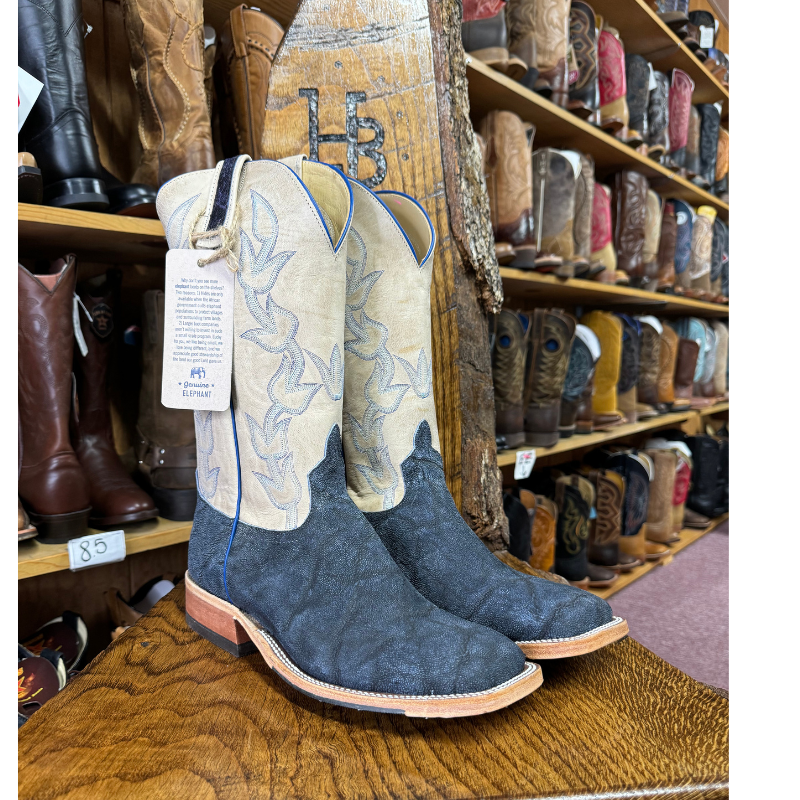 Anderson Bean Dark Denim Safari Elephant - HB Boot Corral