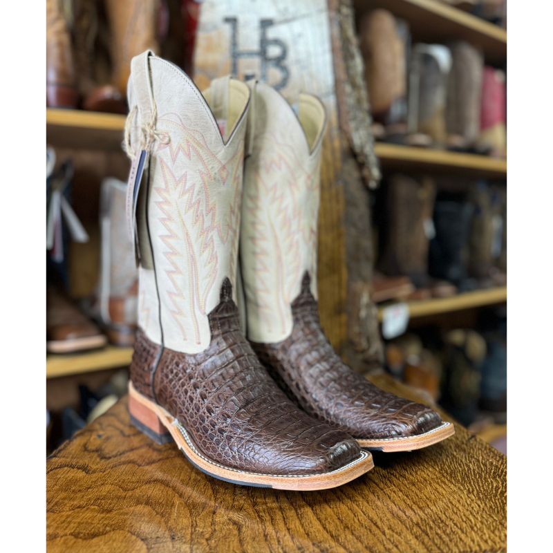 Anderson Bean Hornback Brown Caiman | HB Boot Corral - HB Boot Corral