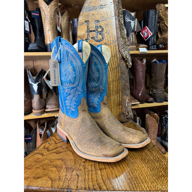 Anderson Bean Natural Brahma Bison - HB Boot Corral