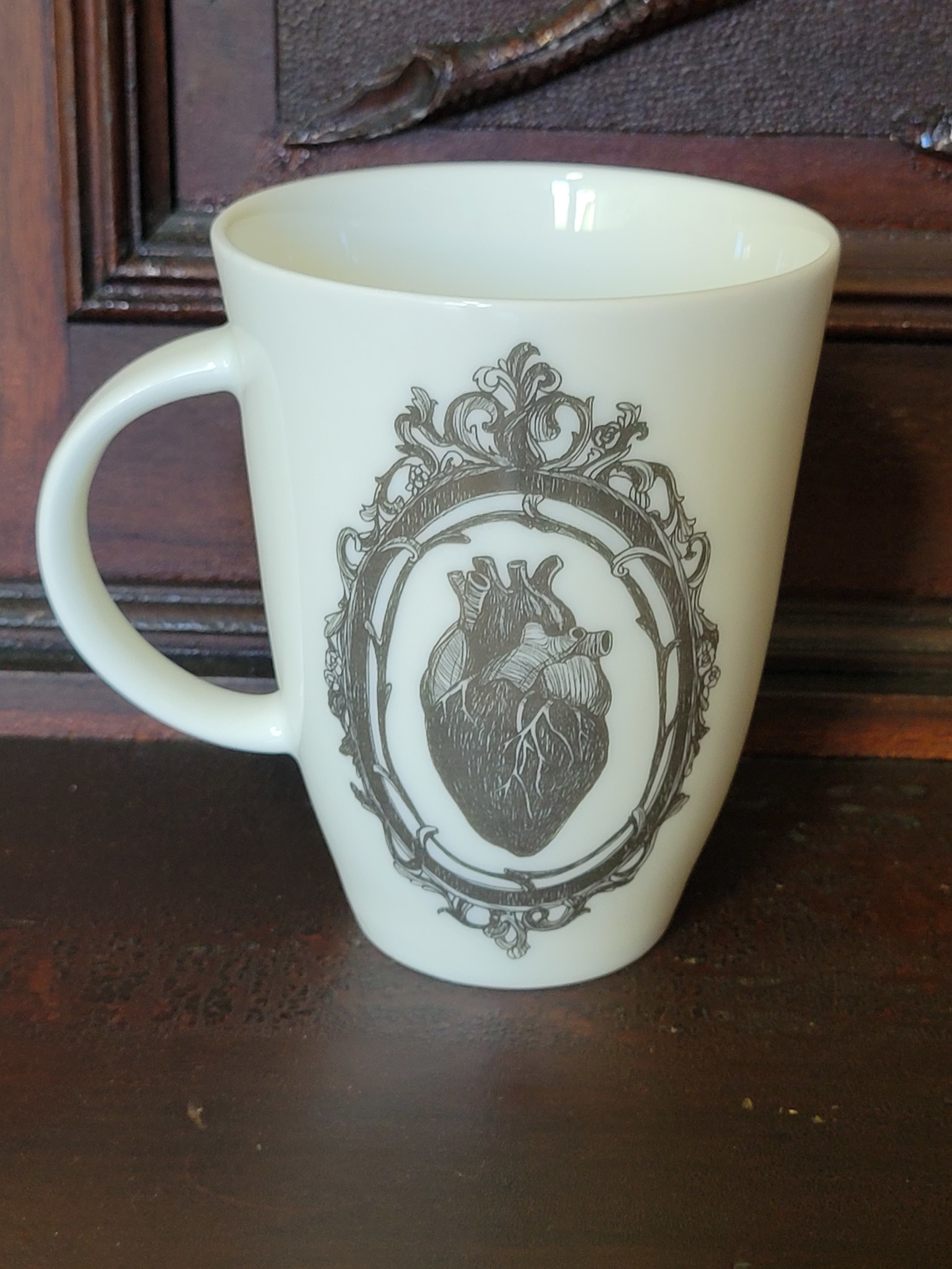 Anatomical Heart Bone China Mug - Briar and Bone