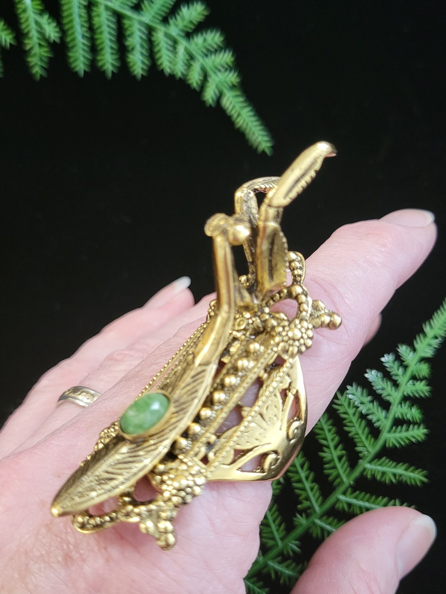 Mantis Finger Armor- Size 8.5 - Briar and Bone