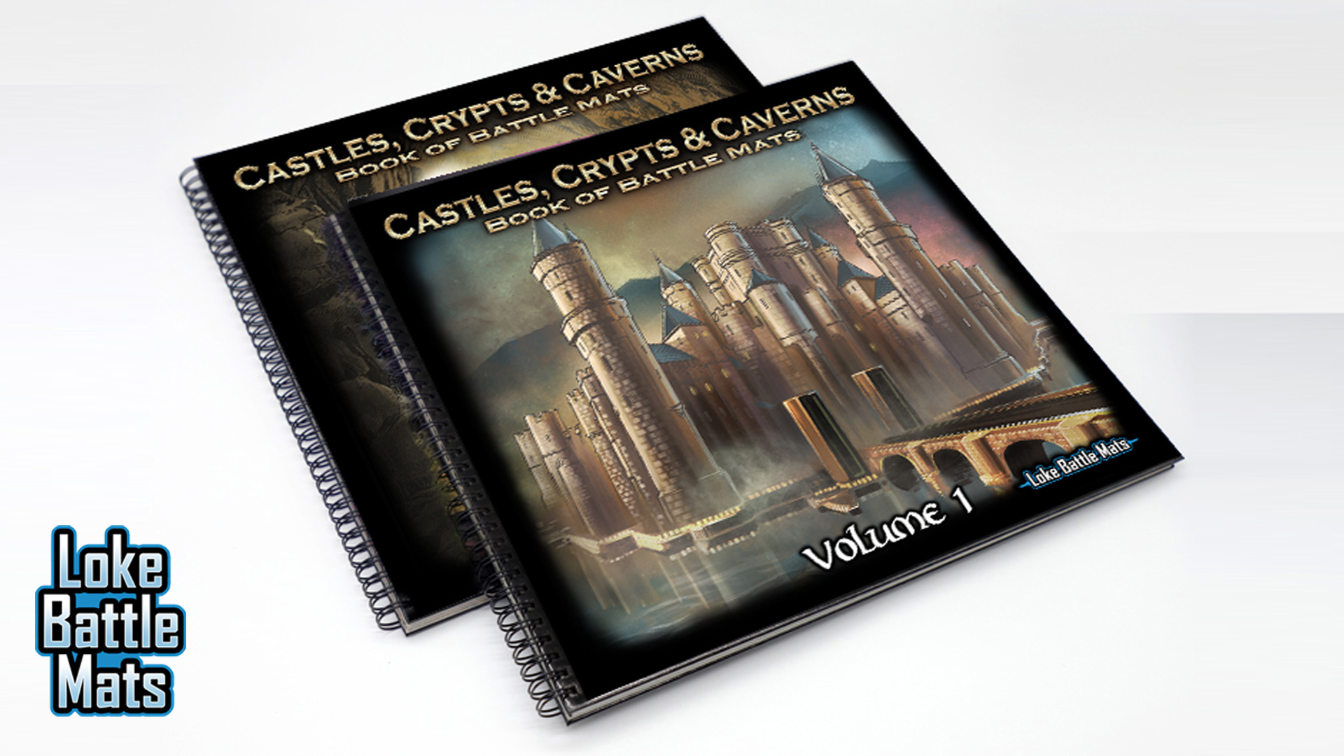 Battle Mat: Castles Crypts & Caverns Books of Battle Mats - Beyond the ...