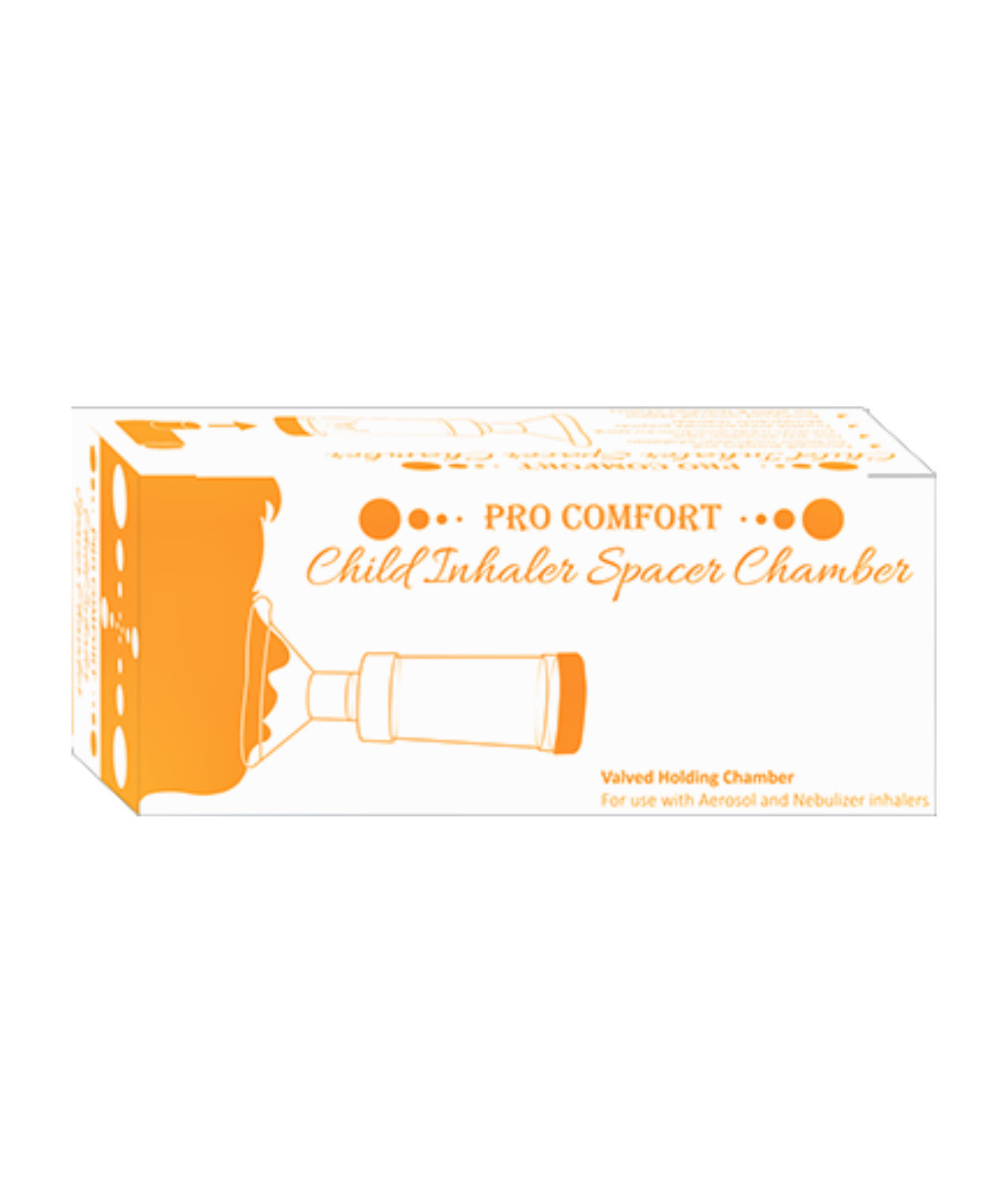 Pro Comfort Child Inhaler Spacer Chamber - 50/case - Durable Health ...