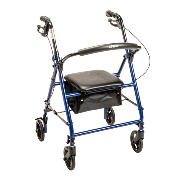 R800KD-RD - Steel Rollator with 6” Wheels, Knockdown (Red) - Code ...