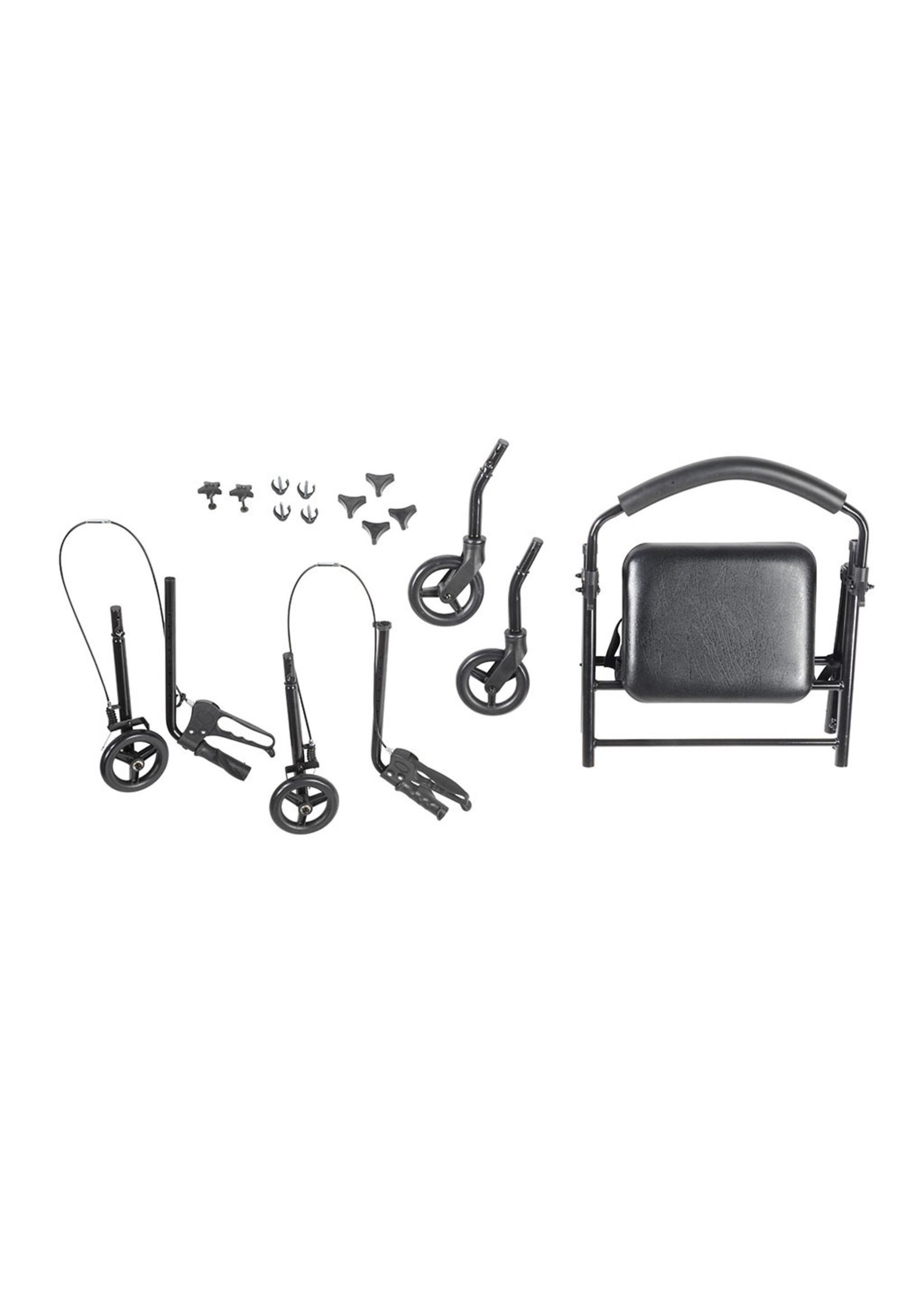 RTL800KD-BK - Travel Rollator, Black - Code: - Durable Health Medical ...