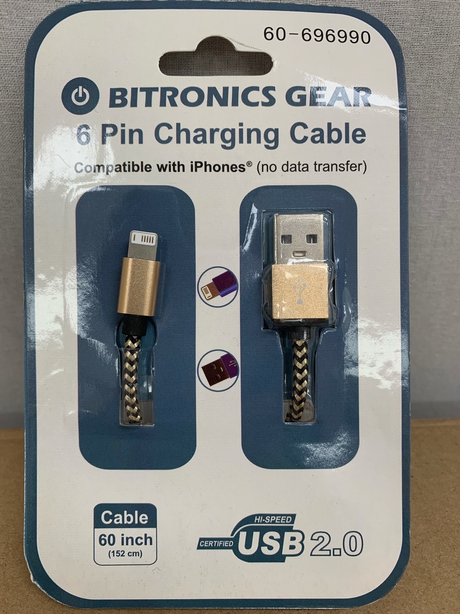 Bitronics Gear 6 Pin Cable Champagne - Durable Health Medical Supply LLC