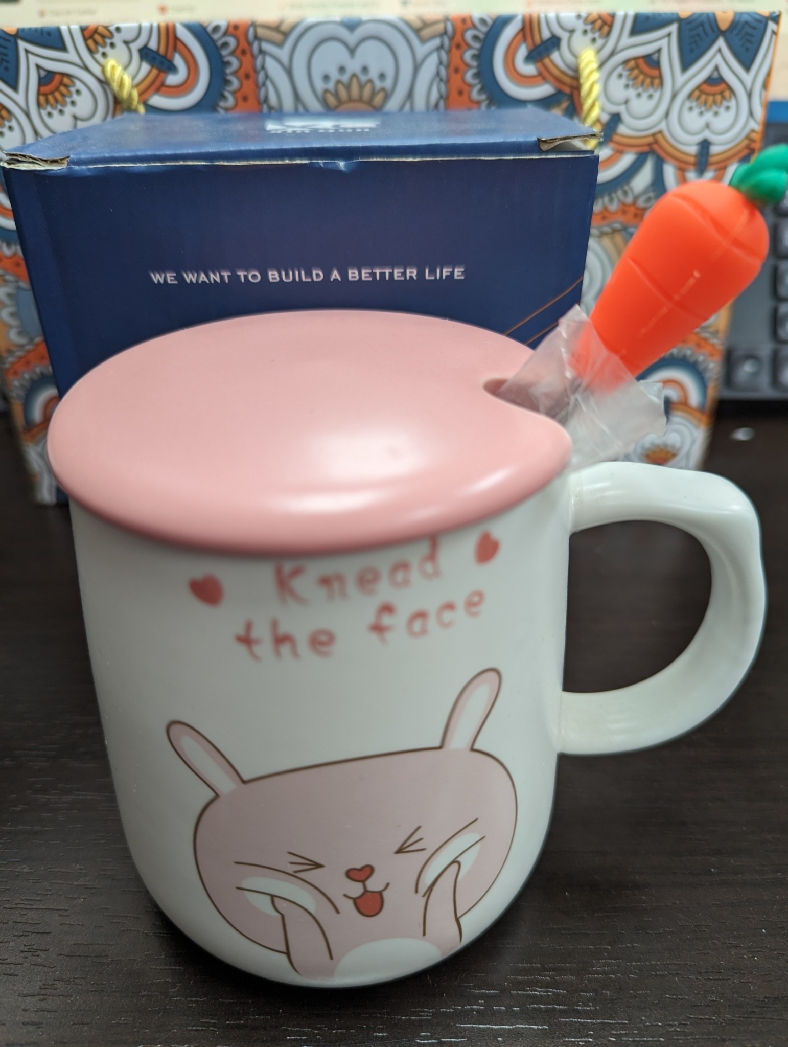Cartoon cute rabbit ceramic cup - Durable Health Medical Supply LLC