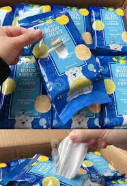 Cool Body Sheet Lemon 80 Sheets - Durable Health Medical Supply LLC