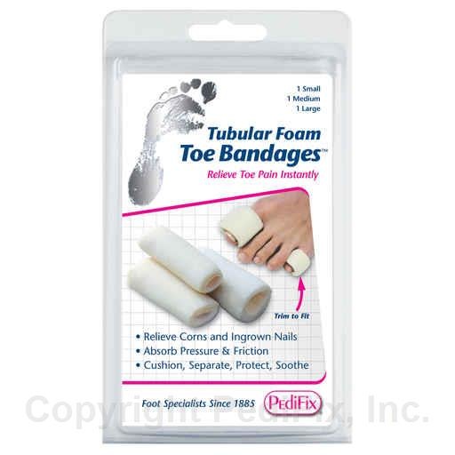 P337 TUBULAR FOAM TOE BANDAGES - Lucha's Comfort Footwear