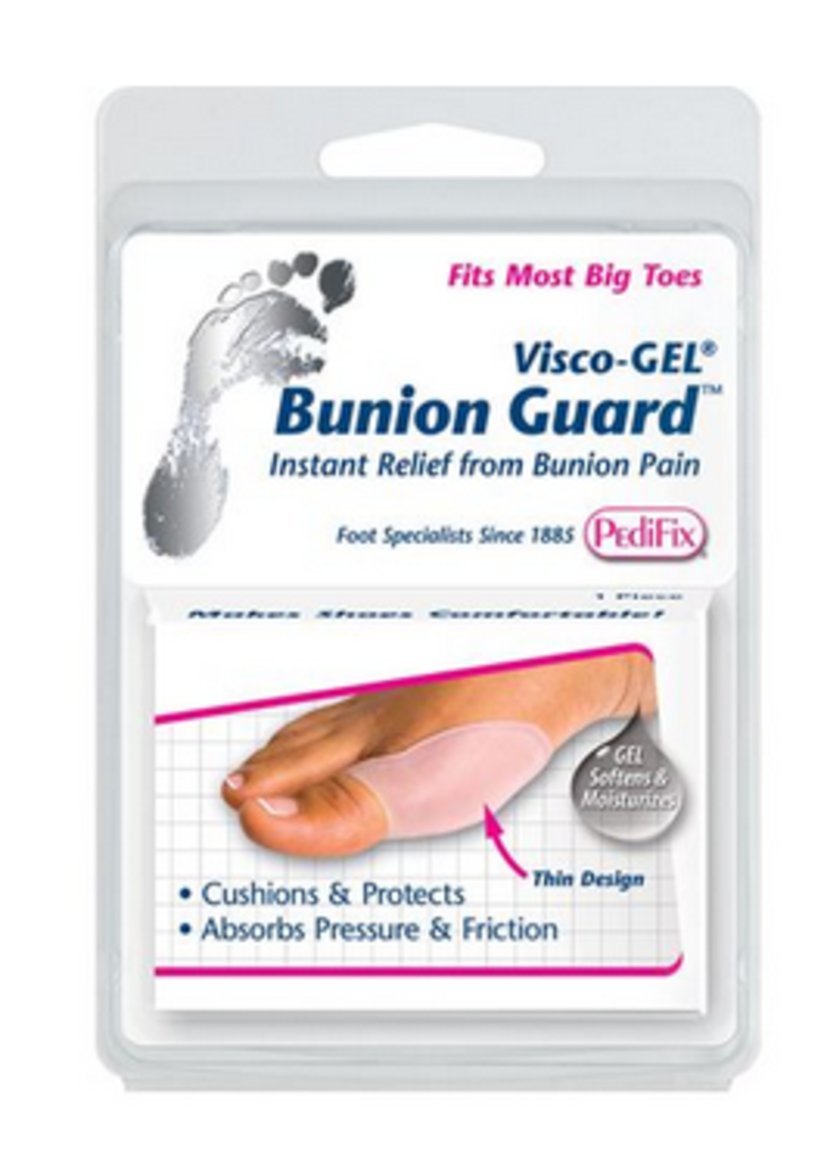Pedifix P46-L Visco Gel Bunion Guard - Lucha's Comfort Footwear Pedifix P46-L Visco Gel Bunion Guard - Lucha's Comfort Footwear