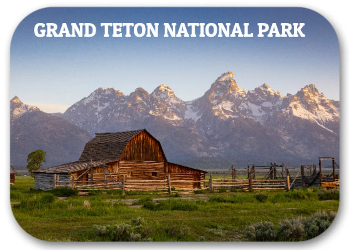 GTNP BARN MAGNET IMAGE 2 - Grand Teton Association