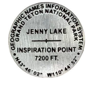 INSPIRATION POINT SUMMIT MARKER PIN - Grand Teton Association