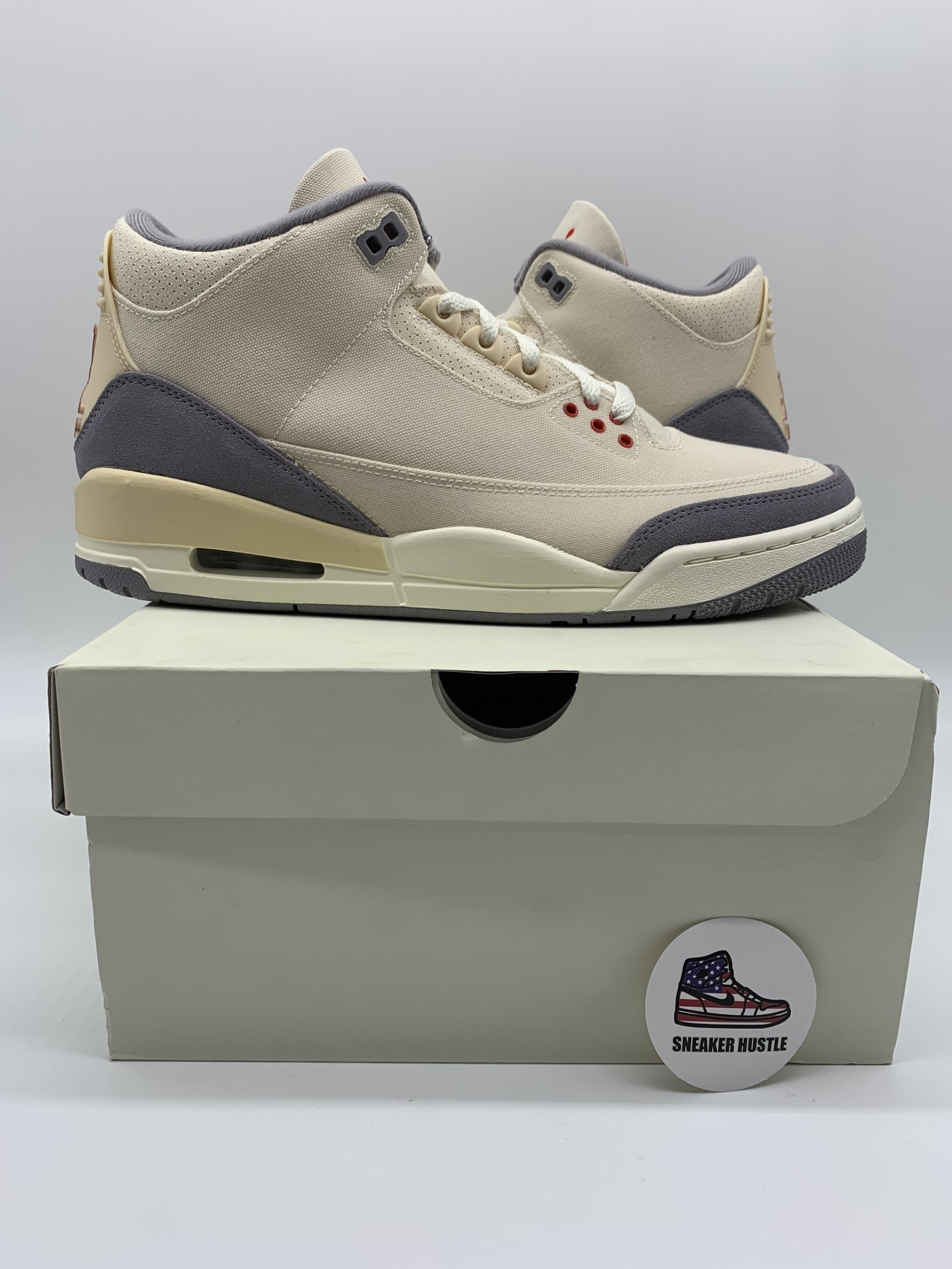 Jordan 3 Retro Muslin - Sneaker Hustle