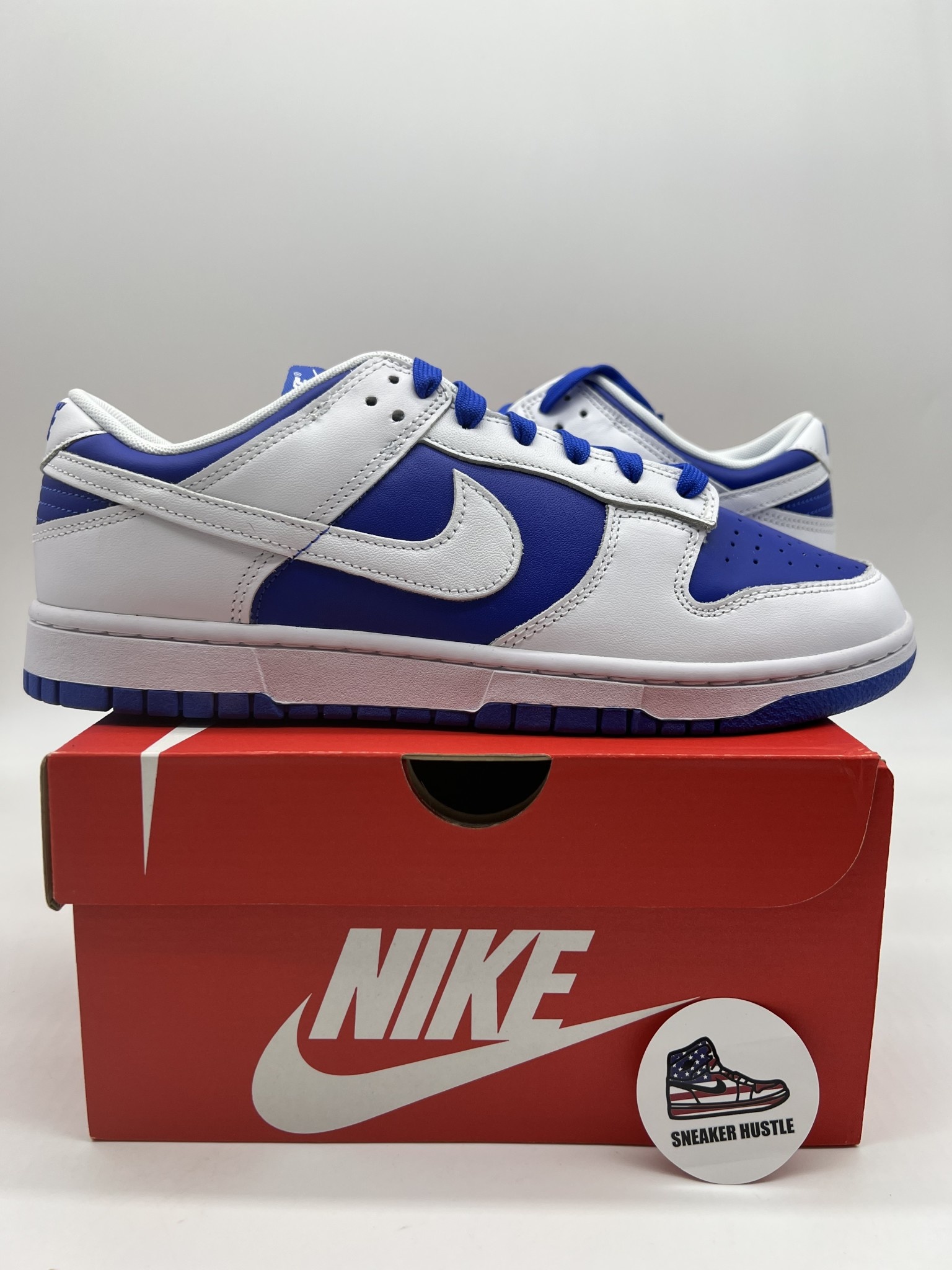 Nike Dunk Low Racer Blue White - Sneaker Hustle