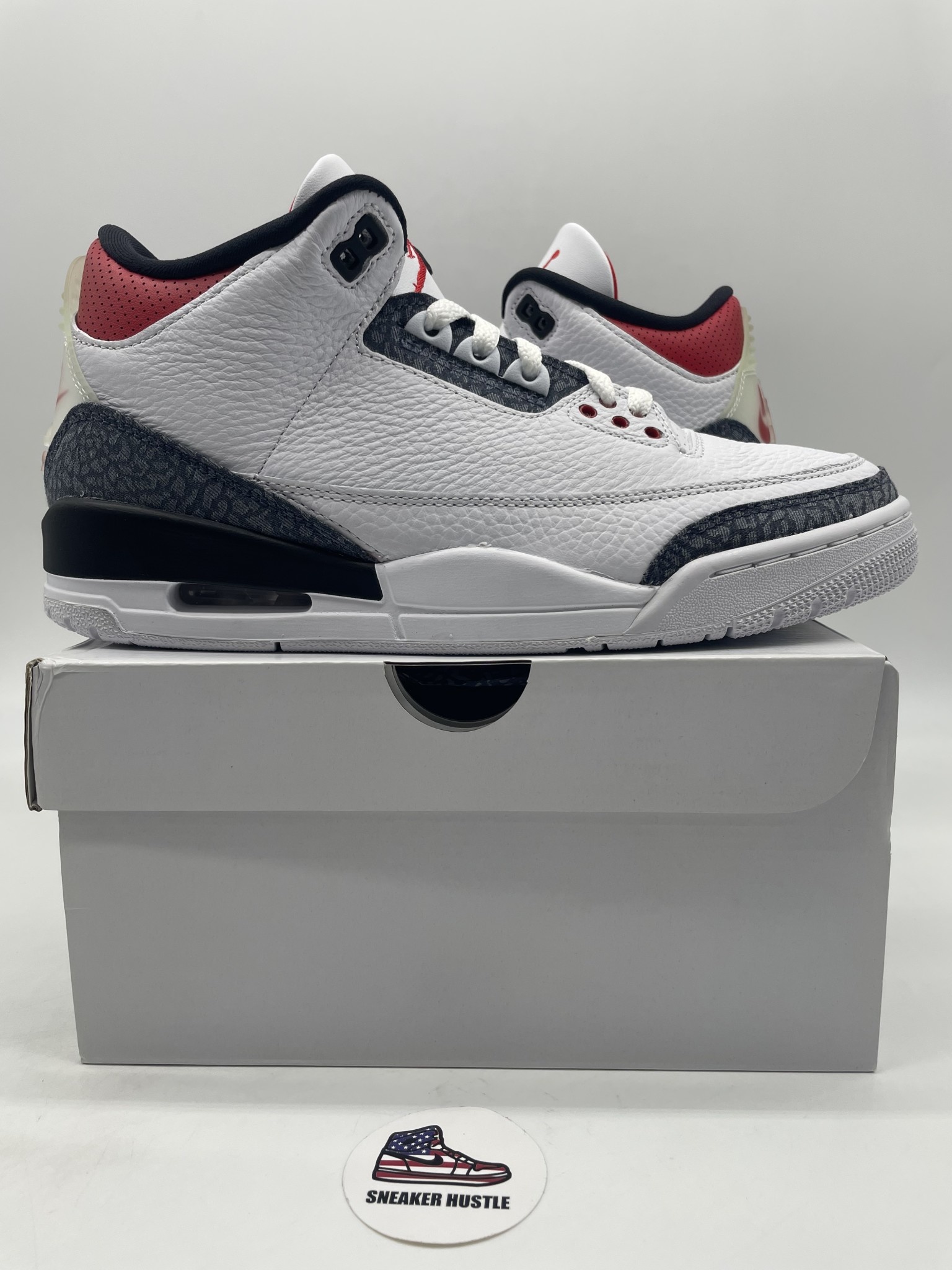 Jordan 3 Retro SE Fire Red Denim (2020) - Sneaker Hustle