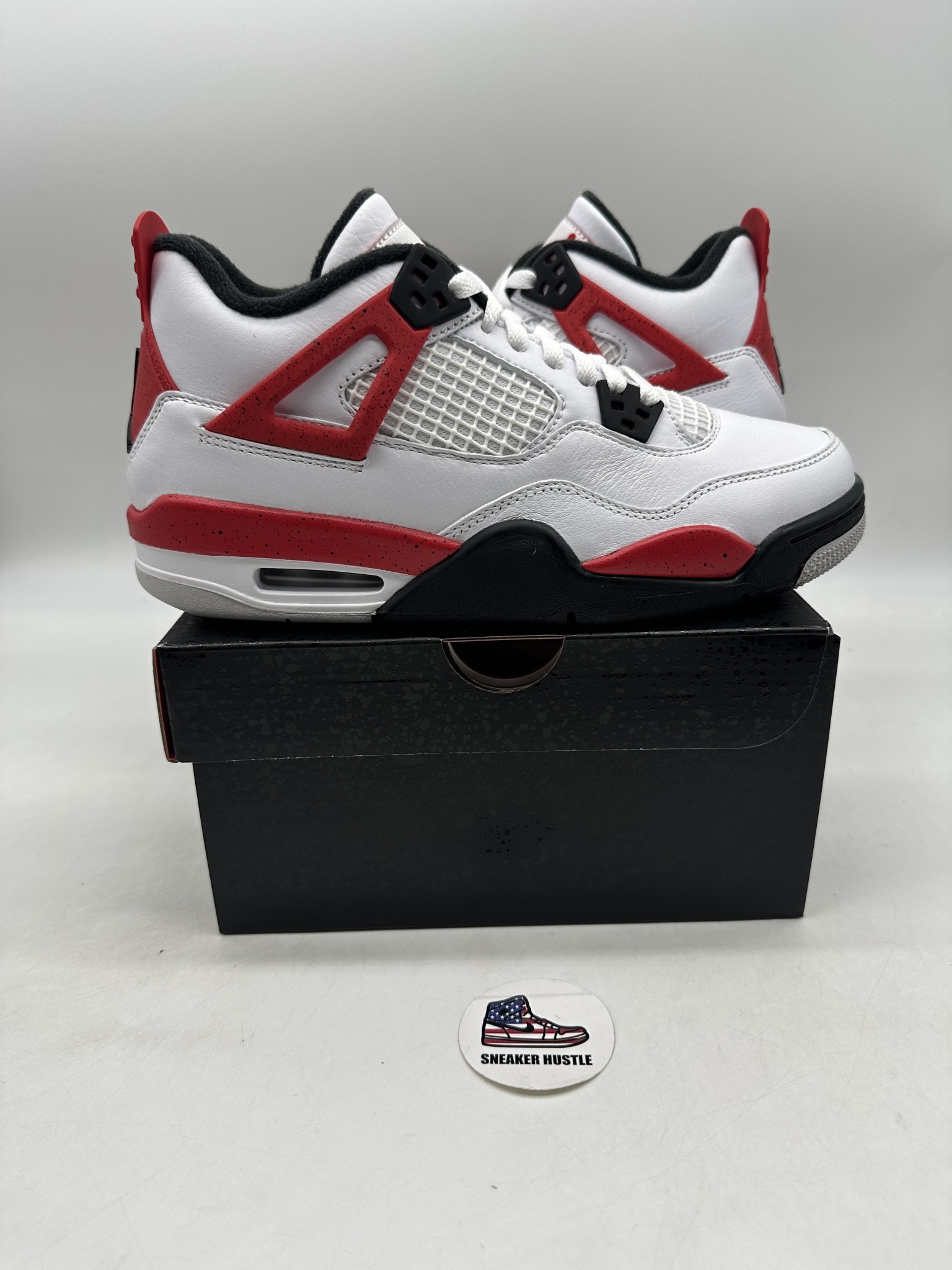 Jordan 4 Retro Red Cement (GS) - Sneaker Hustle