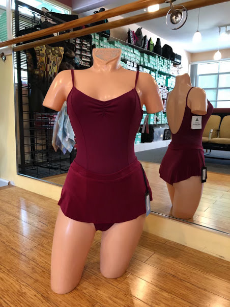 TDA Ballet 3 Burgundy Leotard Girls - Movin Easy Dancewear