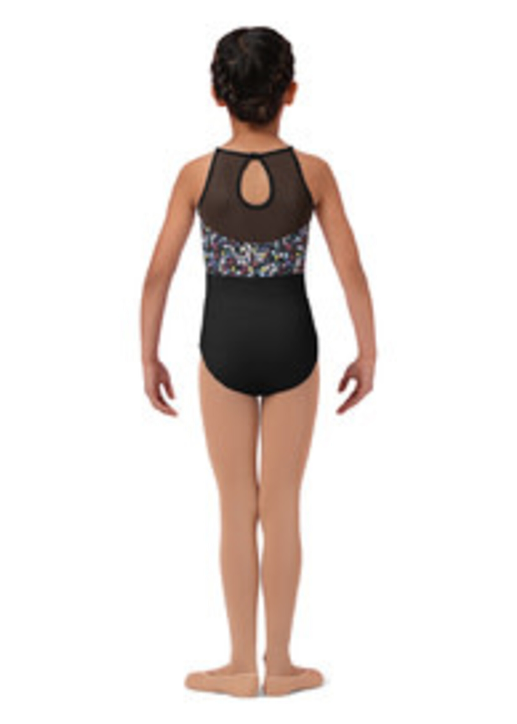 Mirella Mirella M1241C Girls Floral Halter Leotard - Movin Easy Dancewear