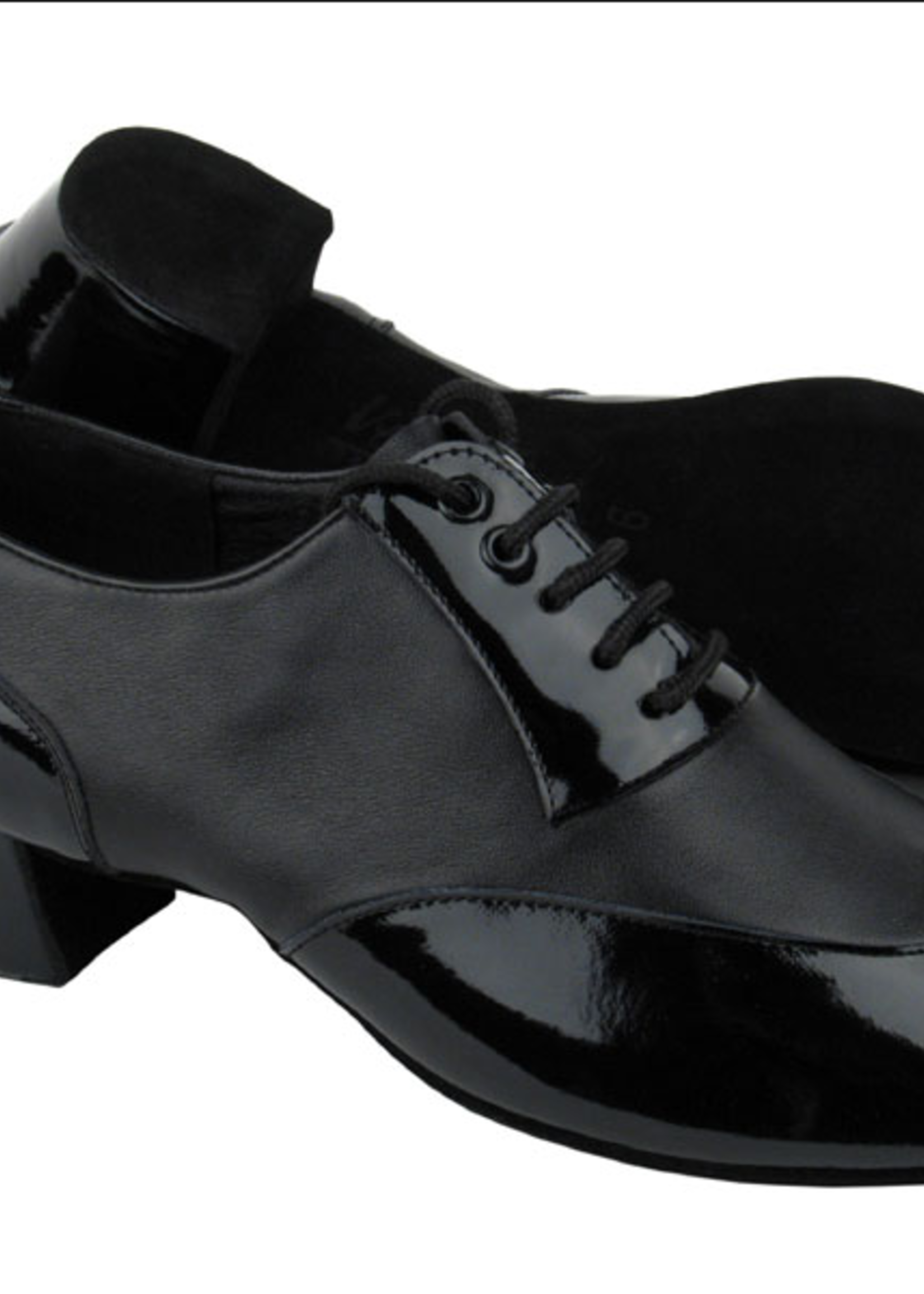 Very Fine Very Fine CM100101 Mens Black Patent & Black Leather Dance ...